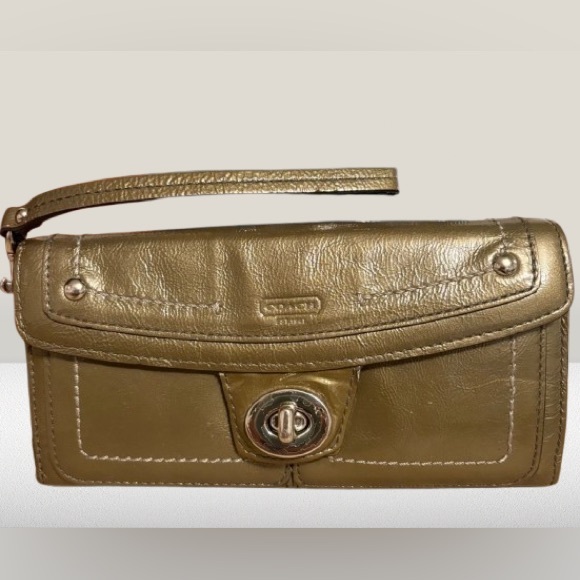 Coach | Bags | Coach Archive Olive Green Patentleather 65th Anniversary ...